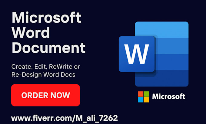 Format and design microsoft word documents formatting by M_ali_7262 ...