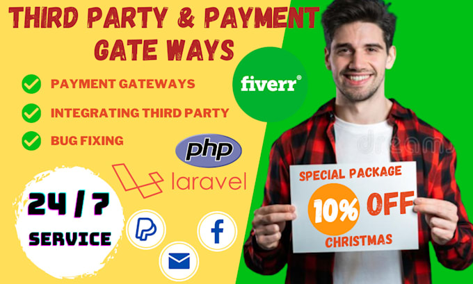 Integrate payment gateway and third party in laravel website by Lara_ahmad | Fiverr