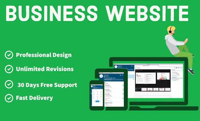 Build and design a professional wordpress website for your business by ...