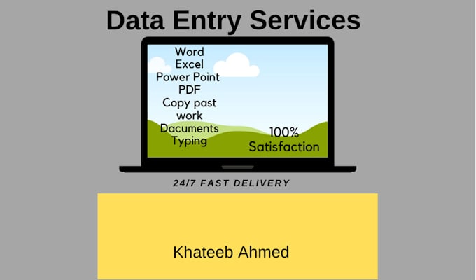 Data entry ms office, typing work, convert pdf to word, data collection ...
