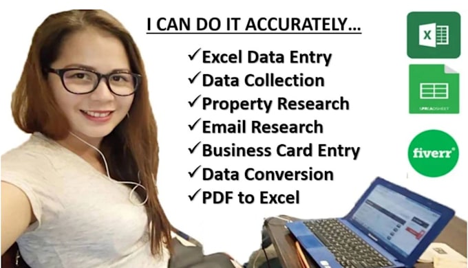 Do efficient data entry,pdf to excel and web research work by ... Do efficient data entry,pdf to excel and web research work by ...