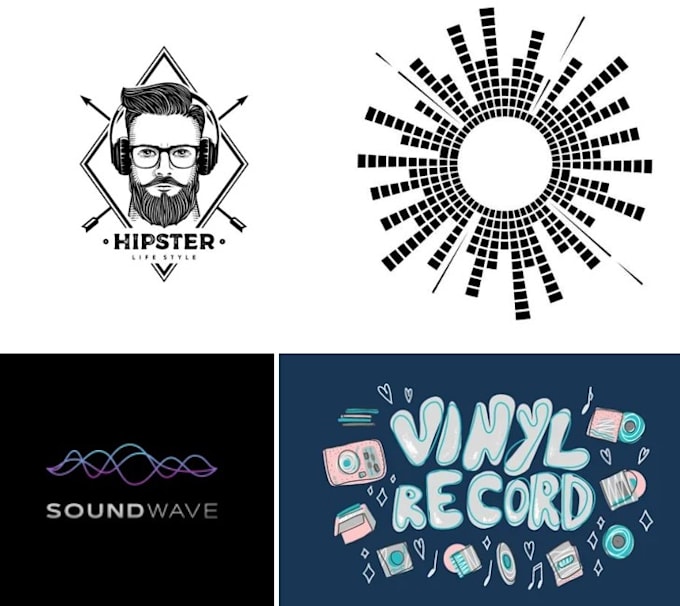 Design edm, dj, band, hip hop, party, rap, studio record,radio ...