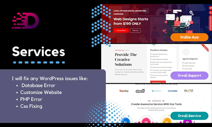 Make responsive wordpress website using elementor by D_proficients22 | Fiverr
