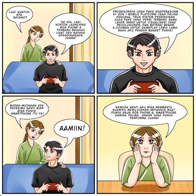 Draw a cool comic with my artstyle by Nataeart | Fiverr