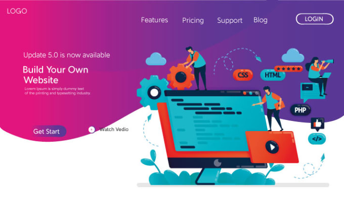 Design creative flat illustration for website and apps by Fariha_ainy ...