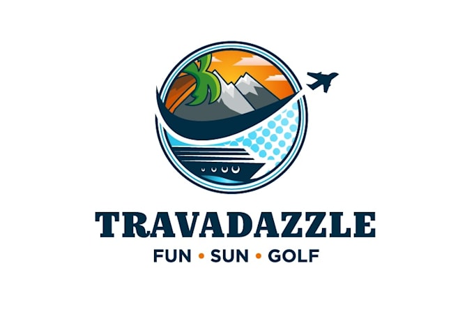 Do create unique travel logo for your business by Chong_porter | Fiverr