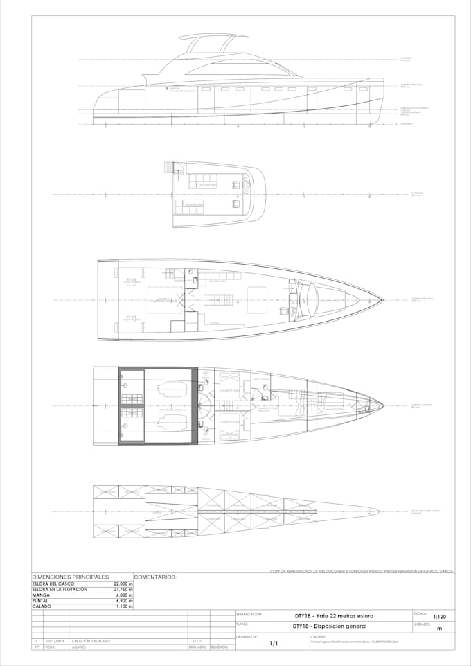 Do drawings in cad for the naval and building sector by Ignacio_gardia ...