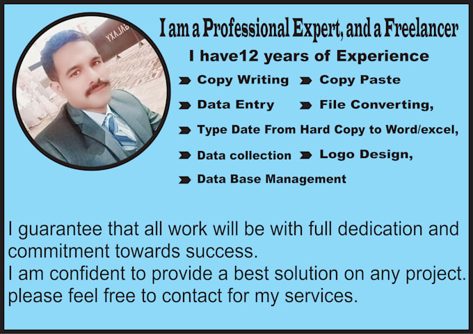 Do typing, data entry, word, excel, assignment by Ayyazch1 | Fiverr