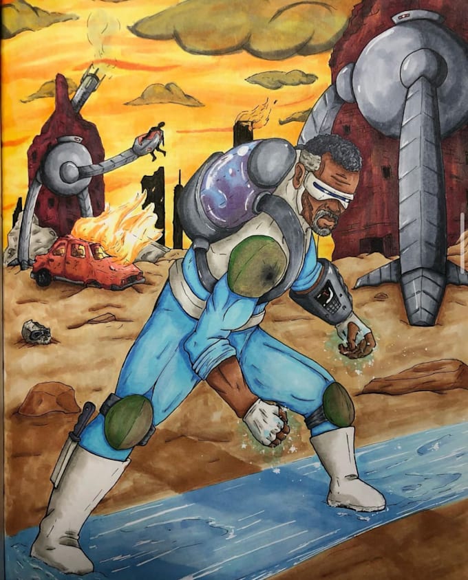 Do cartoons, character design, portraits, character backgrounds, etc by ...