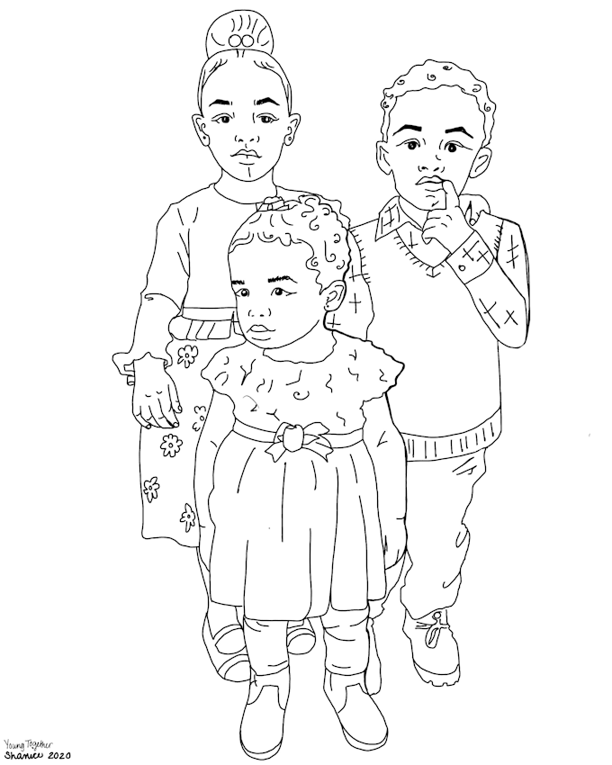 Create a personal line drawing for you by Shaniceshanelle | Fiverr