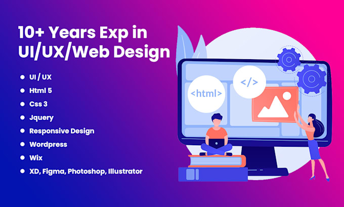 Do web design and build responsive professional website or landing page ...