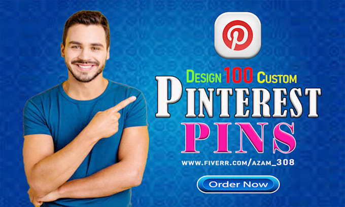 Design 100 custom pinterest pins by Azam_308 | Fiverr
