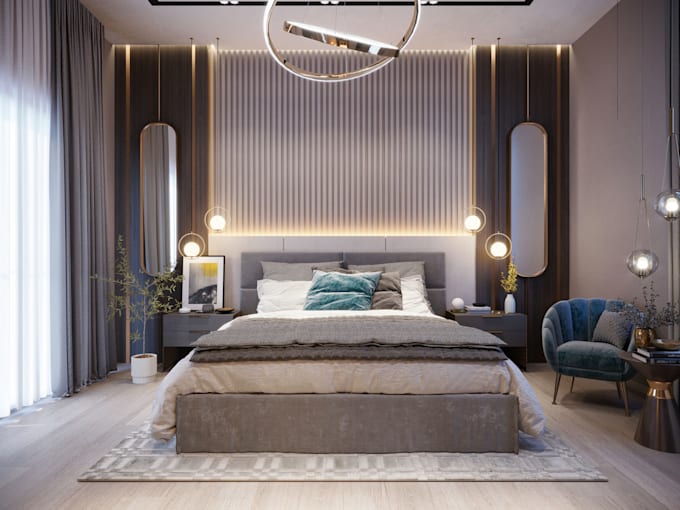 Design and render high quality 3d interior designs by Mohammedfawzy95 ...