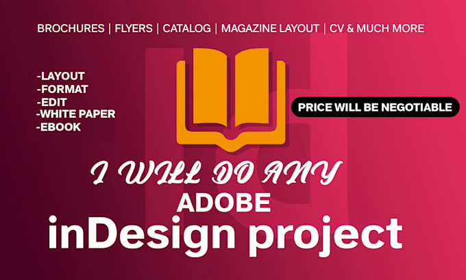 Do any adobe indesign project by Faisalmengal2 | Fiverr