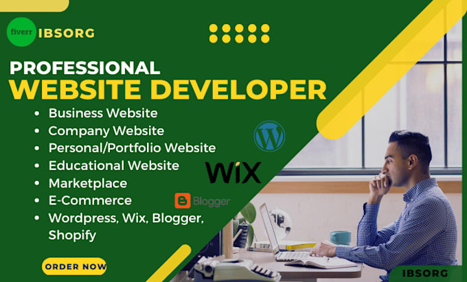 Design business website, company website with wordpress, wix, joomla, godaddy by Ibsorg | Fiverr