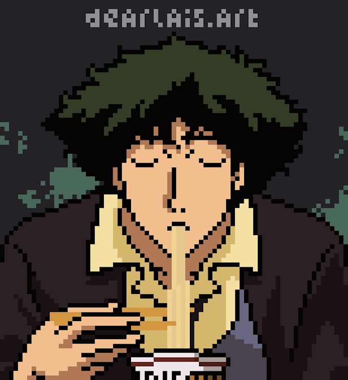 Create a pretty pixel art for you by Laisluiza | Fiverr