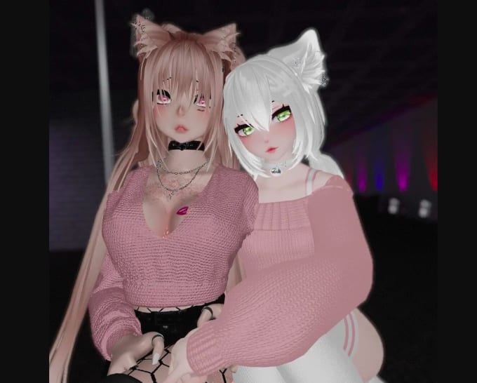 Quality Avatar Vrchat Furry Vr Chat Avatar Vtube Vroid Nsfw Vrc