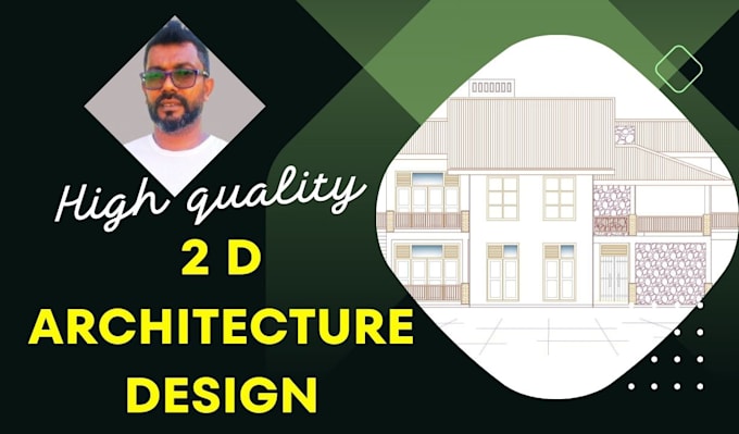 Top architect 2d drawing and plan by Vajirahome | Fiverr
