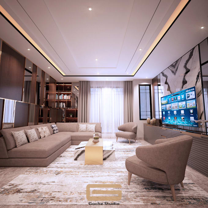 Provide design or 3d realistic render for your interior by Gochestudio ...