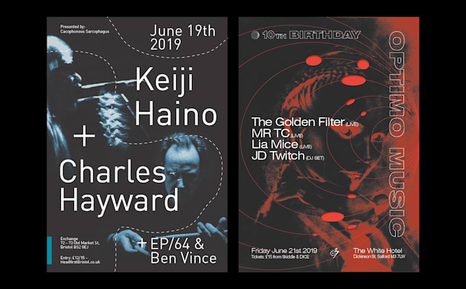 Design a contemporary poster for your gig or event by Lewisgmclean | Fiverr