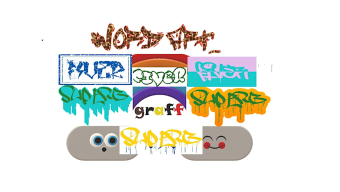 Be word art word art cloud typography designer by Onlinelearni495 | Fiverr