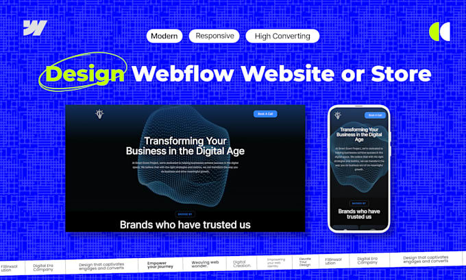 Design or redesign professional webflow website or store for your business by Meddlinx | Fiverr