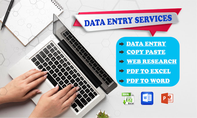 Do data entry, copy paste, typing and web research by Atharawais | Fiverr