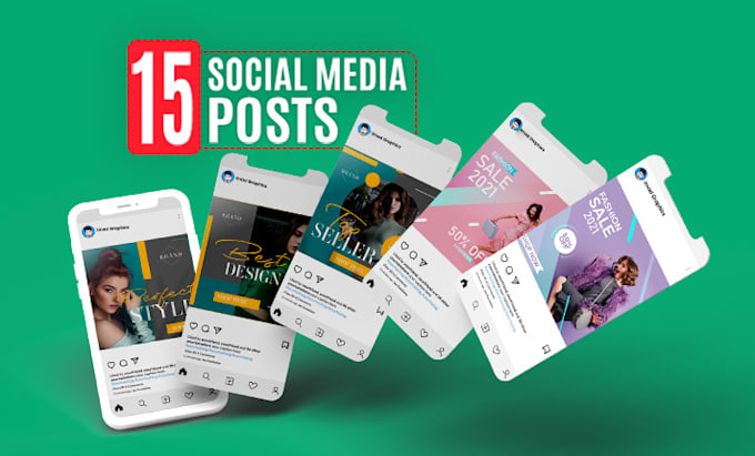 Design 15 creative social media posts design by Imadgraphics | Fiverr