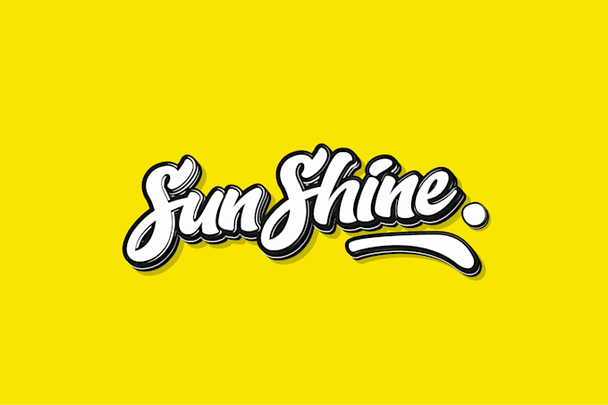 Design hand lettering, vintage, retro typography font logo by Creative ...