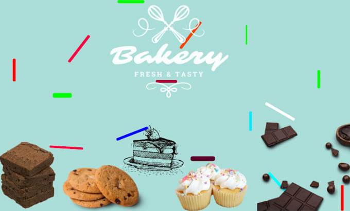 Create a bakery logo and menus by Javeriaamjad397 | Fiverr