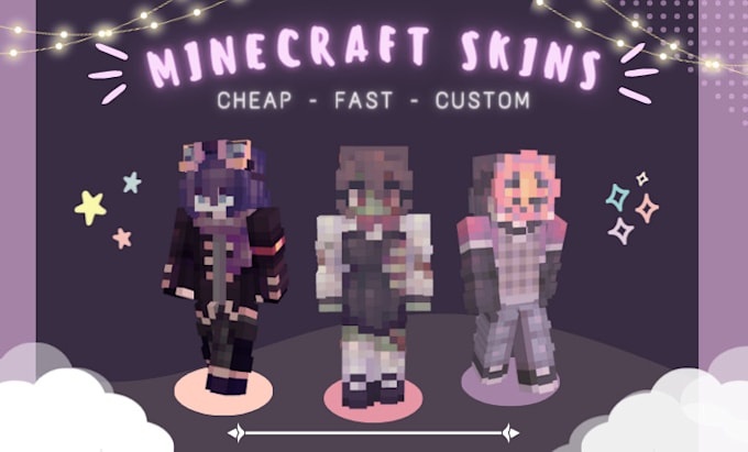 Make you a custom minecraft skin by Slymcskins | Fiverr