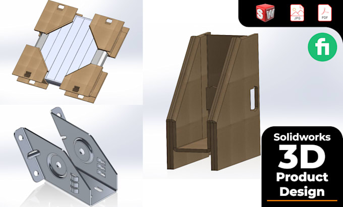 Design 3d models with solidworks by Tmisurumadushan | Fiverr