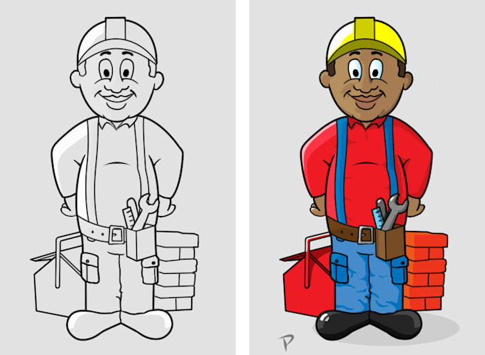 Draw some nice and cute cartoon character by Lepe93 | Fiverr