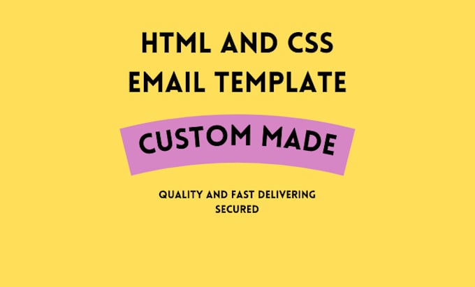 Desing Html And Css Email Template By Imlucasfigueira Fiverr