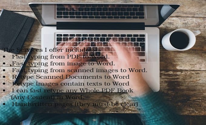 Do professional typing service, retype documents also convert your ...