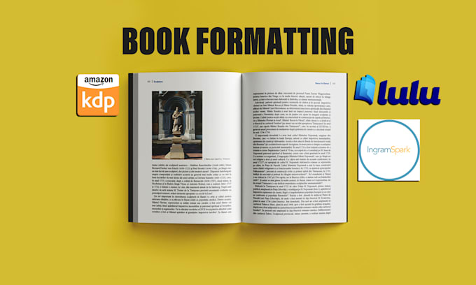 Fix book formatting layout design paperback kdp formatting by Mona_shaikh | Fiverr