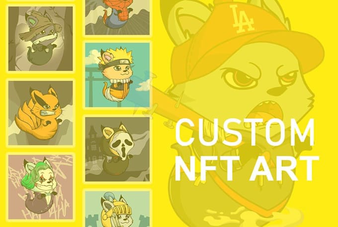 Design unique nft art and generate collections by Ghostflystudio | Fiverr