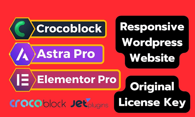 Build responsive dynamic website using crocoblock, astra, acf and ...