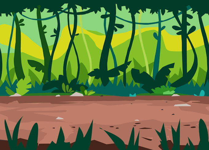 Draw environment cartoon background by Dilconsept | Fiverr
