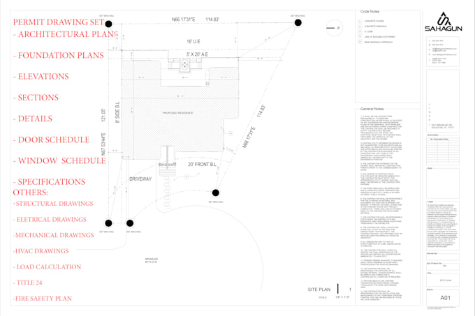 Do floor plan, framing plan and mep drawings for usa permit
