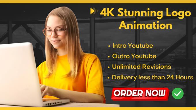 Create 4k stunning logo animation or youtube intro videos by Ayesha_022 ...