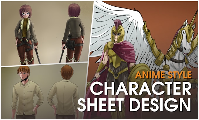Make you anime character sheet design by Imam_et | Fiverr
