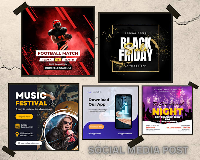 Design amazing social media posts and banners for facebook, instagram ...