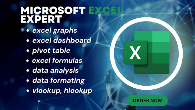 Create excel graphs, pivot tables, dashboards and macros by ...