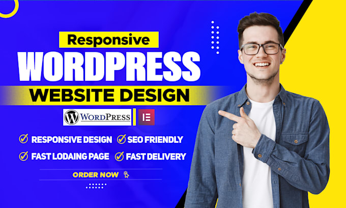 Build modern wordpress website using elementor pro by Tareq_web | Fiverr