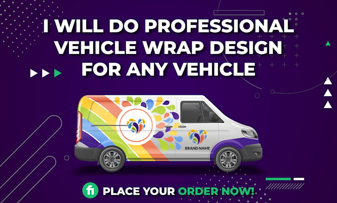 Create eye catching and professional vehicle wrap design by ...