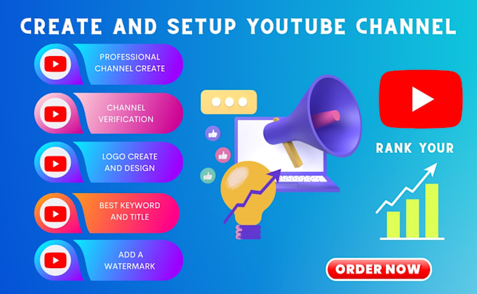Create and setup youtube channel by Taniaislam13713 | Fiverr