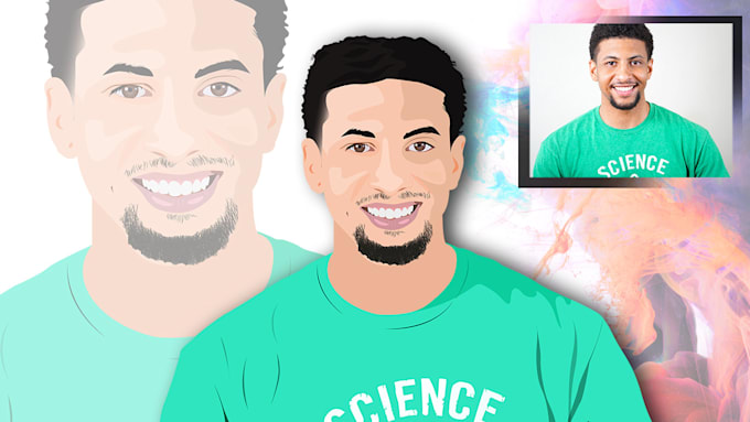 Draw a unique cartoon portrait from your photo by Goldenx2 | Fiverr