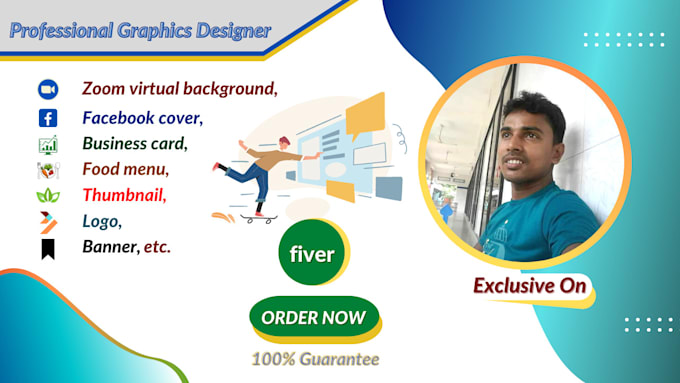 Design a zoom virtual background with your logo by Shahjalal51 | Fiverr