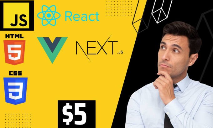 Create Responsive Website With Html Css Javascript React Vue Next Nuxt By Surefacejs Fiverr